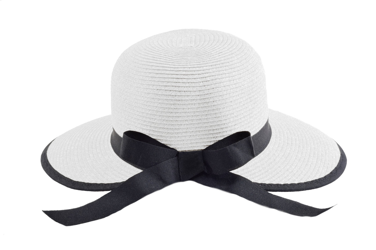 Ladies Cutaway Brim with Bow – Florida Hat Company